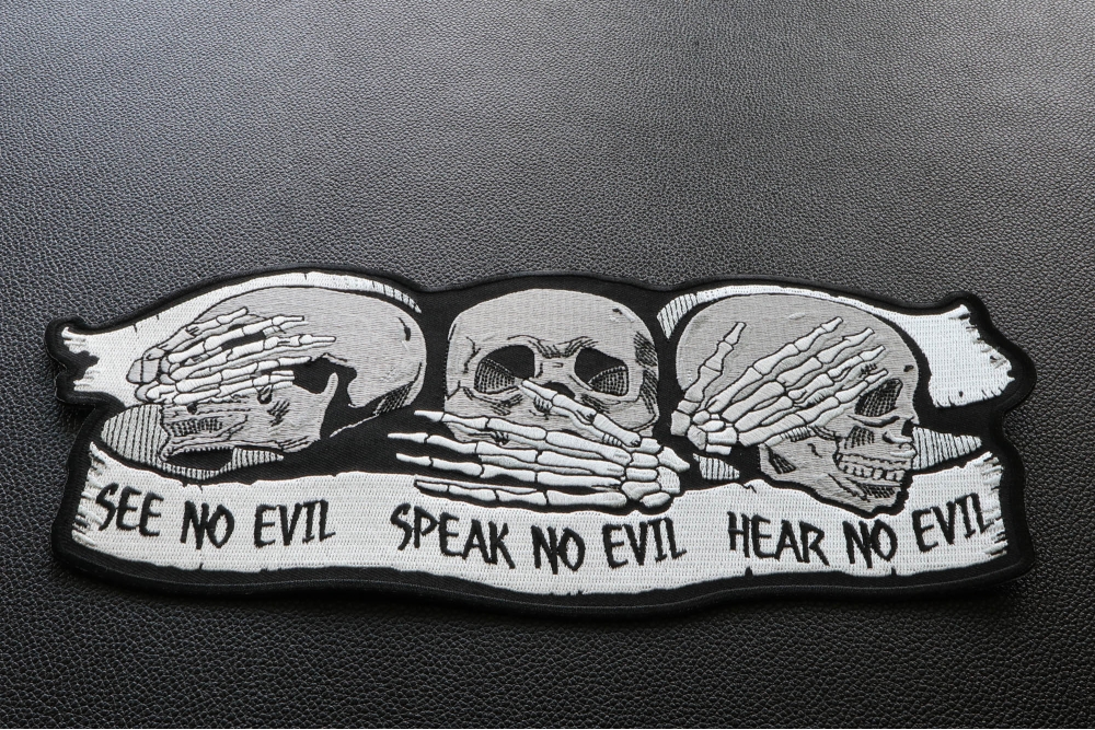 See No Evil Hear No Evil Speak No Evil Skulls