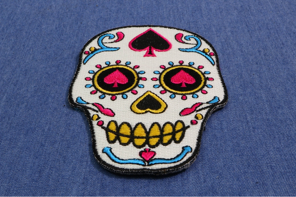 Sugar Skull Patch, Skull Patches by Ivamis Patches