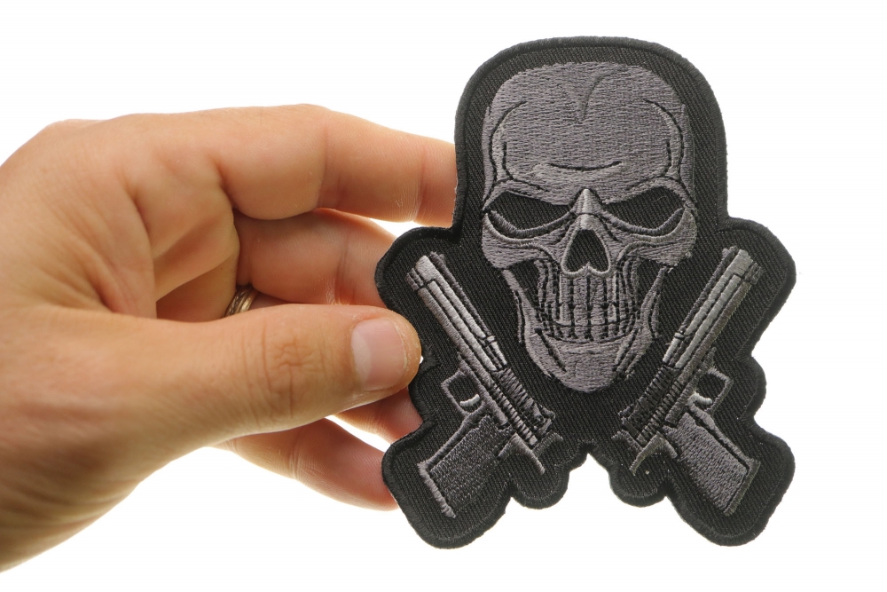 Guns and Skull Patch, Skull Patches by Ivamis Patches