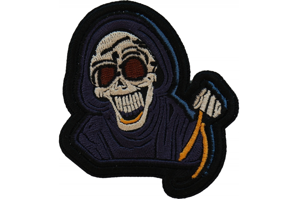 Laughing Reaper Patch Embroidered by Ivamis Patches