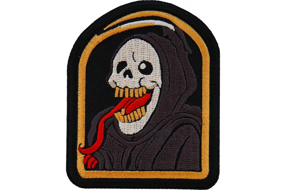 Tongue Reaper Patch Embroidered by Ivamis Patches