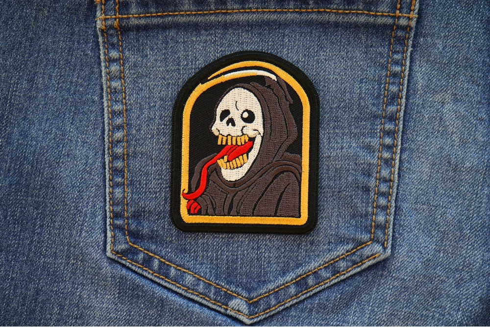 Tongue Reaper Patch Embroidered by Ivamis Patches