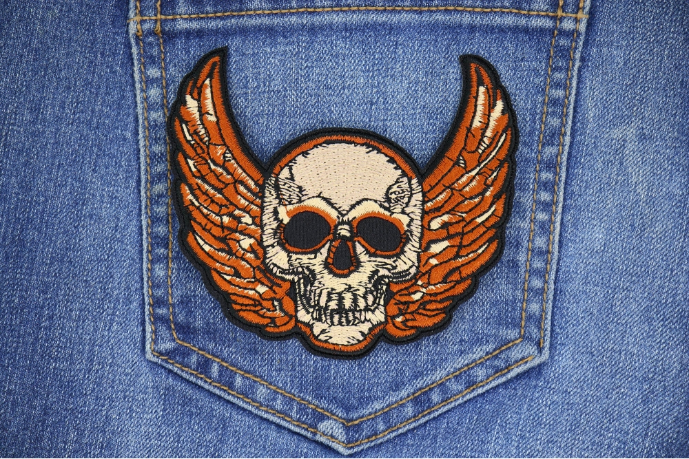 Winged Skull Patch by Ivamis Patches