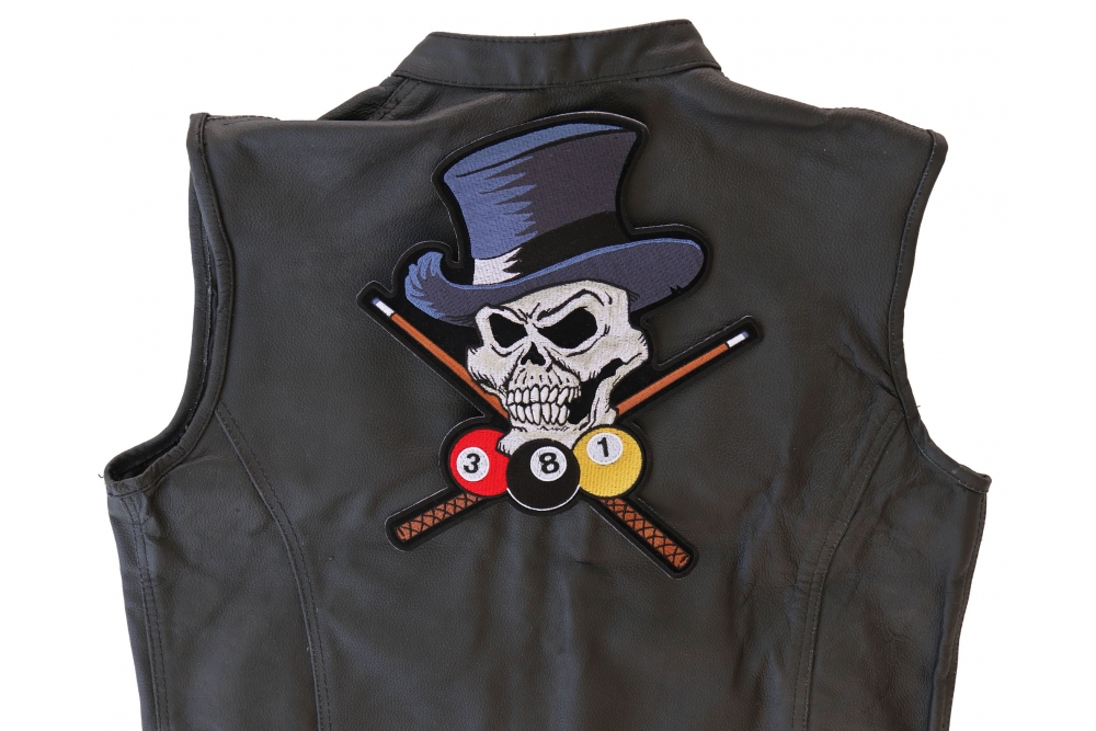 Large Skull Patch for Back of Jackets by Ivamis Patches