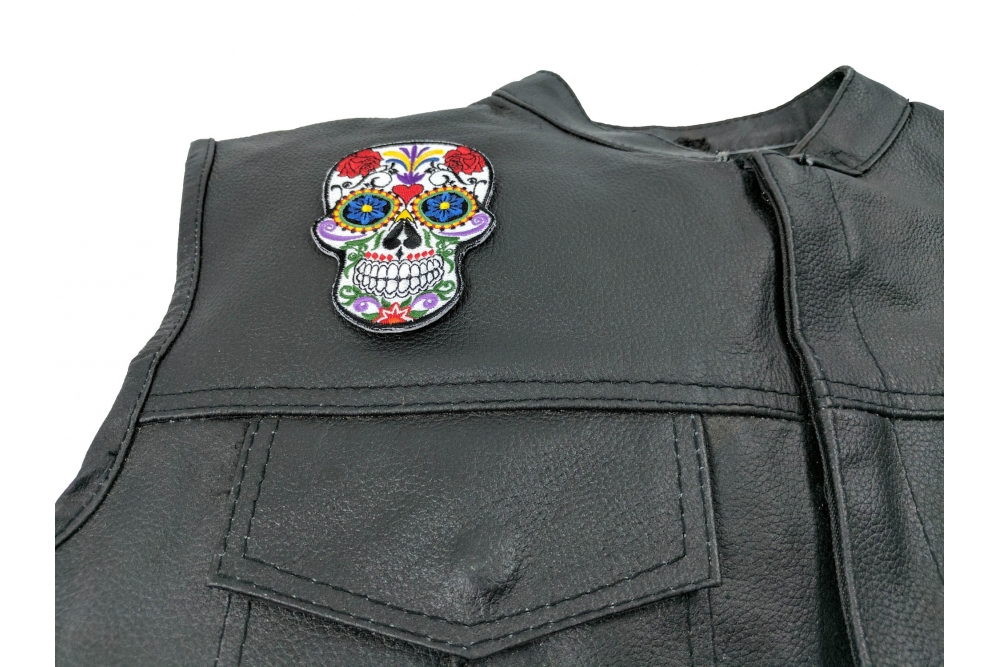 Sugar Skull Patch, Skull Patches by Ivamis Patches