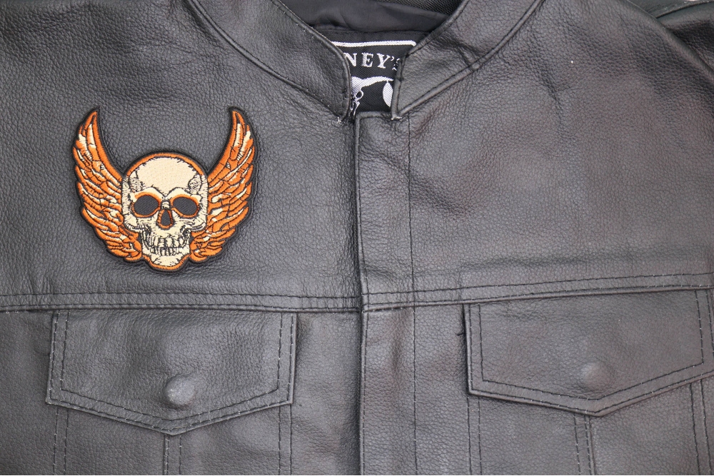 Winged Skull Patch by Ivamis Patches