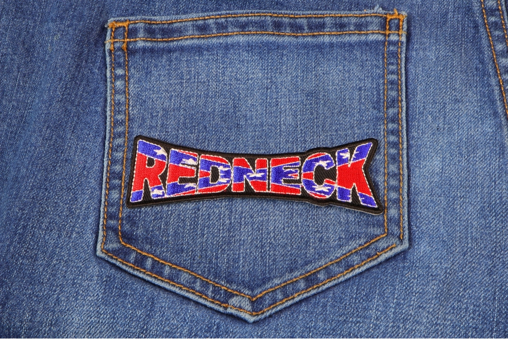 Iron On Redneck Rebel Patch | Embroidered Patches by Ivamis Patches