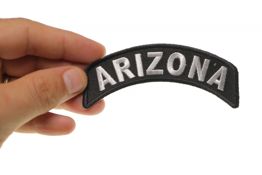 Arizona State Embroidered Small Iron On Rocker Patch by Ivamis Patches