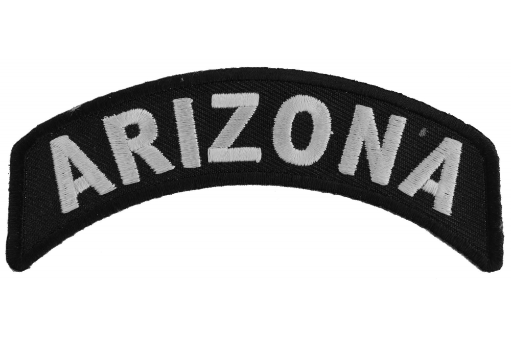 Arizona State Embroidered Small Iron On Rocker Patch by Ivamis Patches