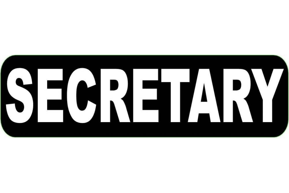 Secretary Sticker by Ivamis Patches