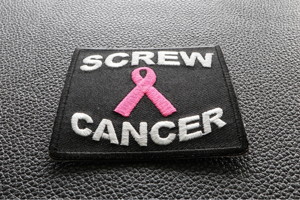 Screw Cancer Patch | Embroidered Patches by Ivamis Patches
