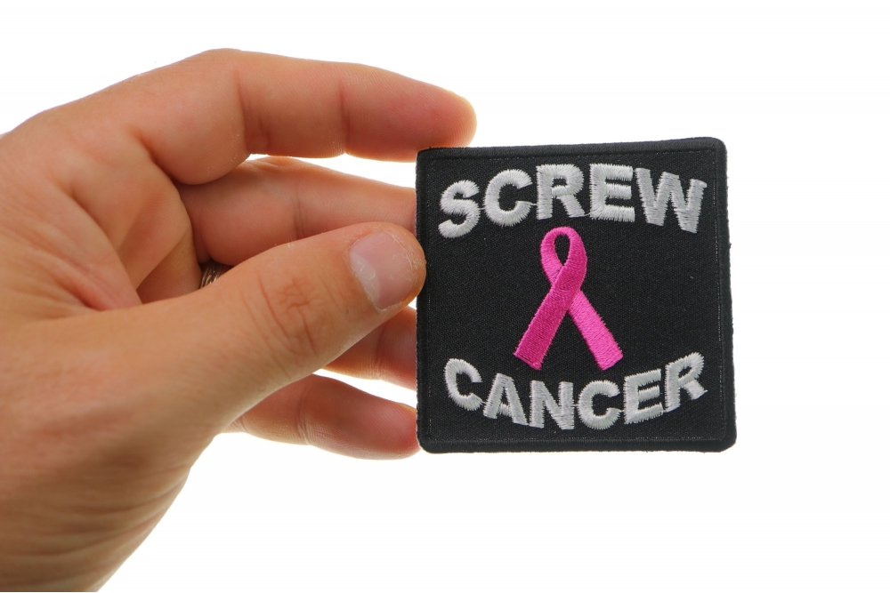 Screw Cancer Patch | Embroidered Patches by Ivamis Patches