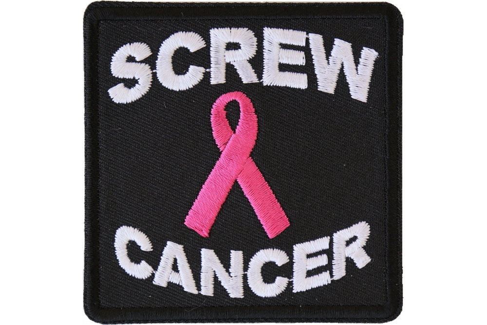 Screw Cancer Patch | Embroidered Patches by Ivamis Patches