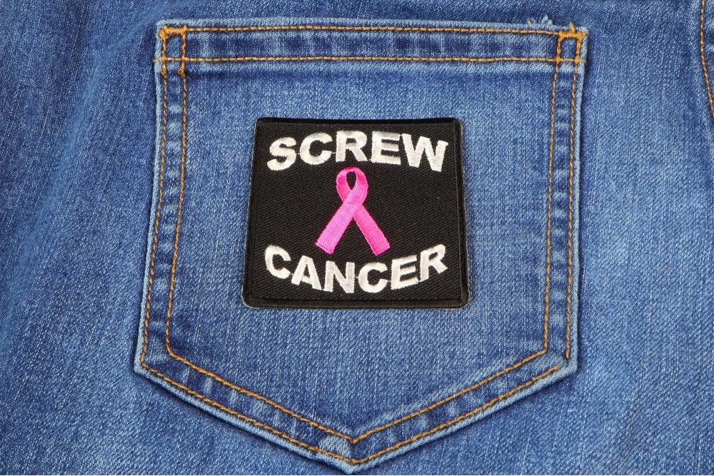 Screw Cancer Patch | Embroidered Patches by Ivamis Patches