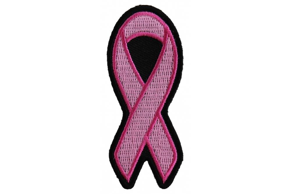Pink Ribbon Patch -Embroidered Iron On or Sew | Embroidered Patches by ...