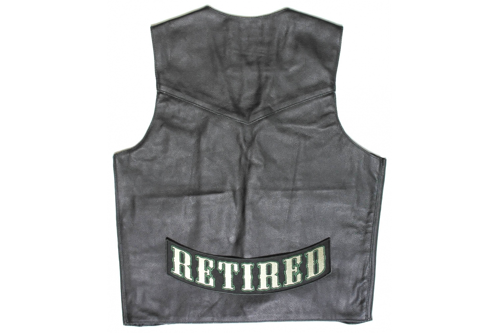 Retired Lower Rocker Patch | US Military Veteran Patches alternative angle