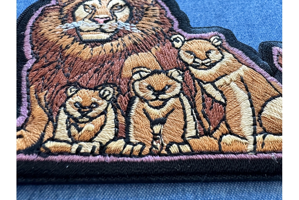Lion and Cubs Patch by Ivamis Patches