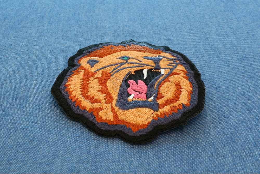 Roaring Lion Iron on Patch by Ivamis Patches