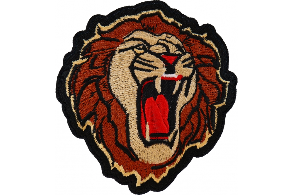 Male Lion Iron on Patch by Ivamis Patches