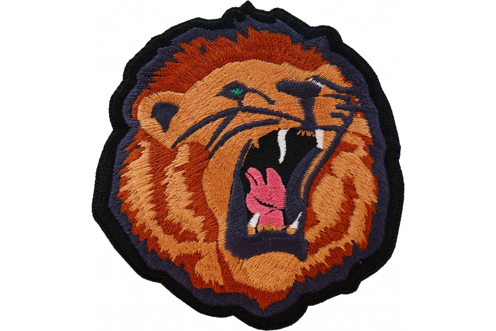 Roaring Lion Iron on Patch by Ivamis Patches