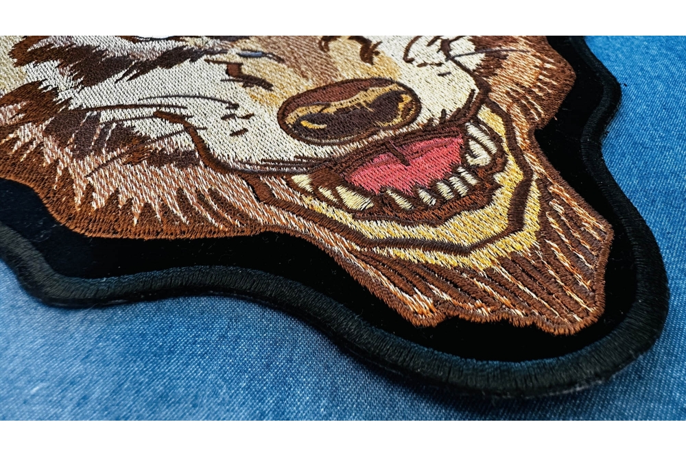 Wolf Patch, Large Animal Patches for Jackets by Ivamis Patches