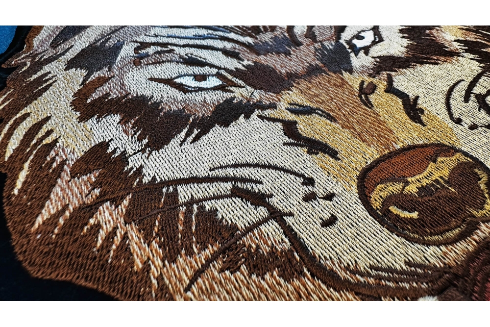 Wolf Patch, Large Animal Patches for Jackets by Ivamis Patches