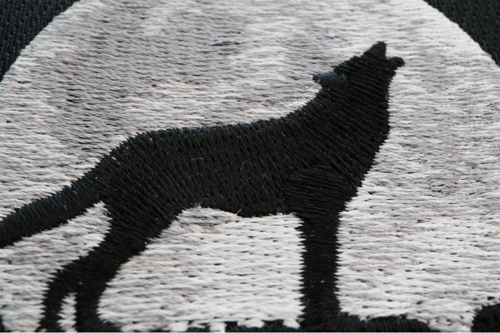 Wolfpack Patch With Howling Wolf | Embroidered Patches by Ivamis Patches