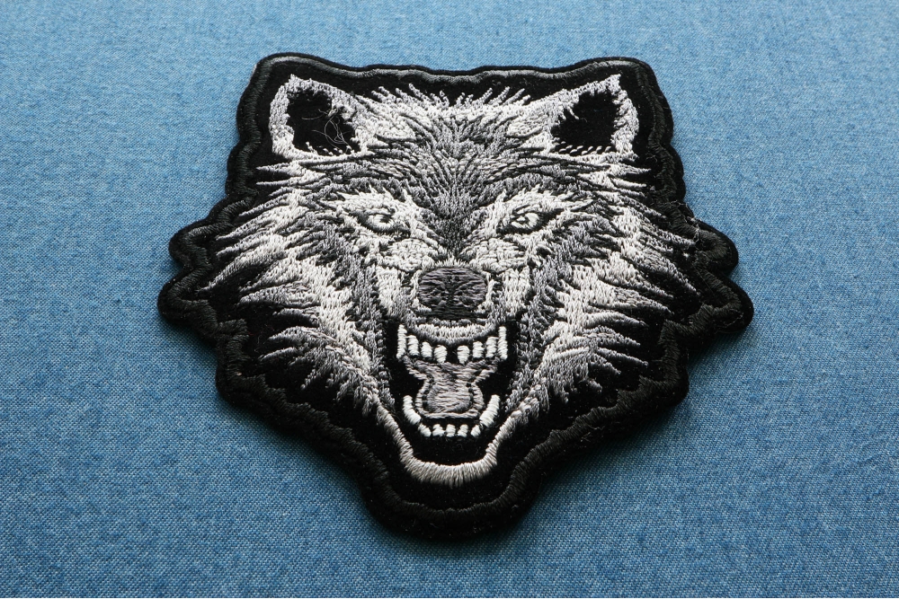 Snarling Wolf Patch by Ivamis Patches