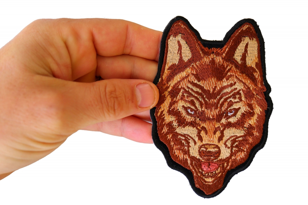 Wolf Patch for Sewing on to Jackets by Ivamis Patches