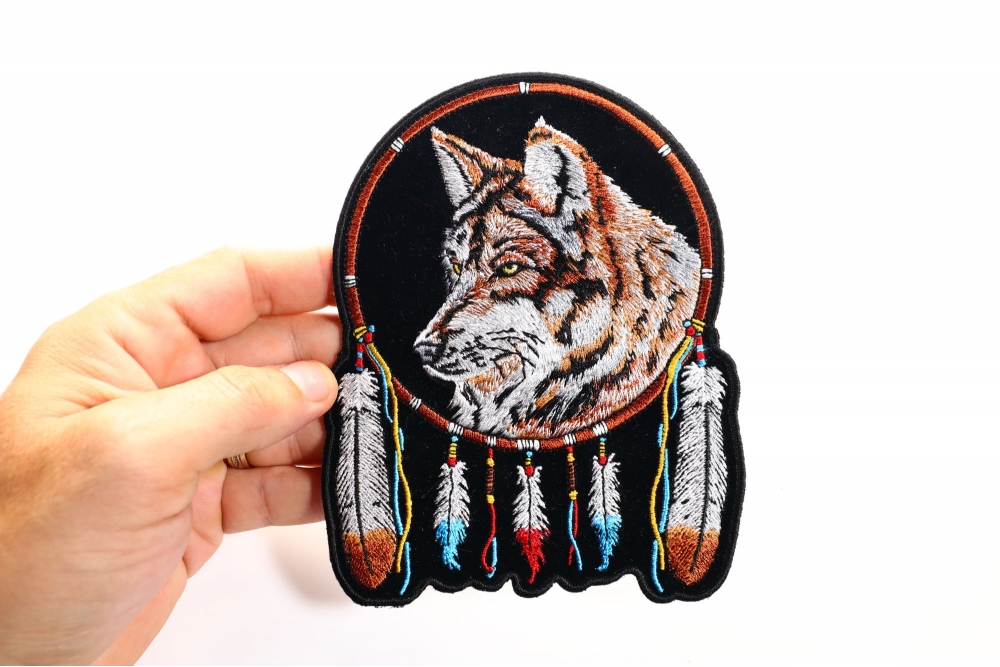 Wolf Patch - Sew on Leather Jackets by Ivamis Patches