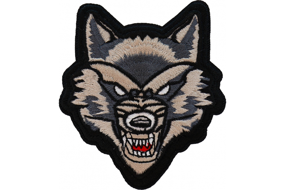 Mean Wolf Iron on Patch by Ivamis Patches
