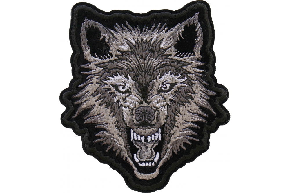 Snarling Wolf Patch by Ivamis Patches