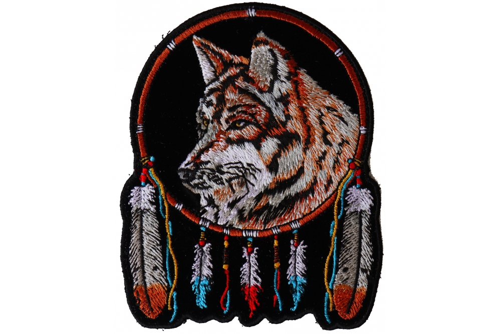 Wolf Patch for Sewing or Ironing on to Jackets by Ivamis Patches