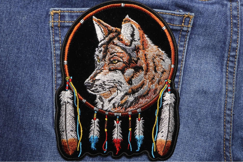 Wolf Patch - Sew on Leather Jackets by Ivamis Patches