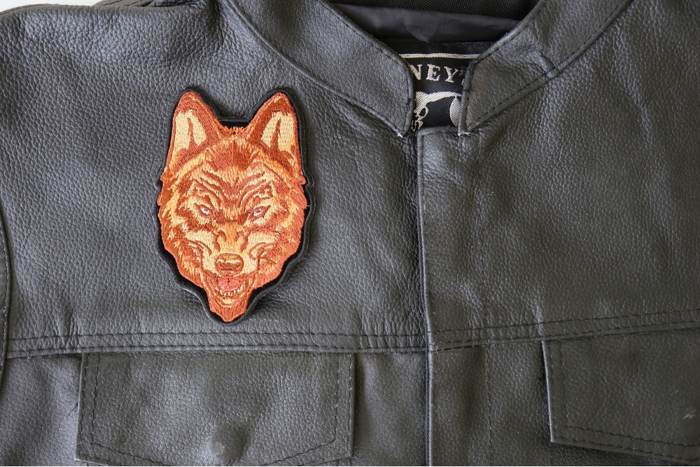 Wolf Patch for Sewing on to Jackets by Ivamis Patches