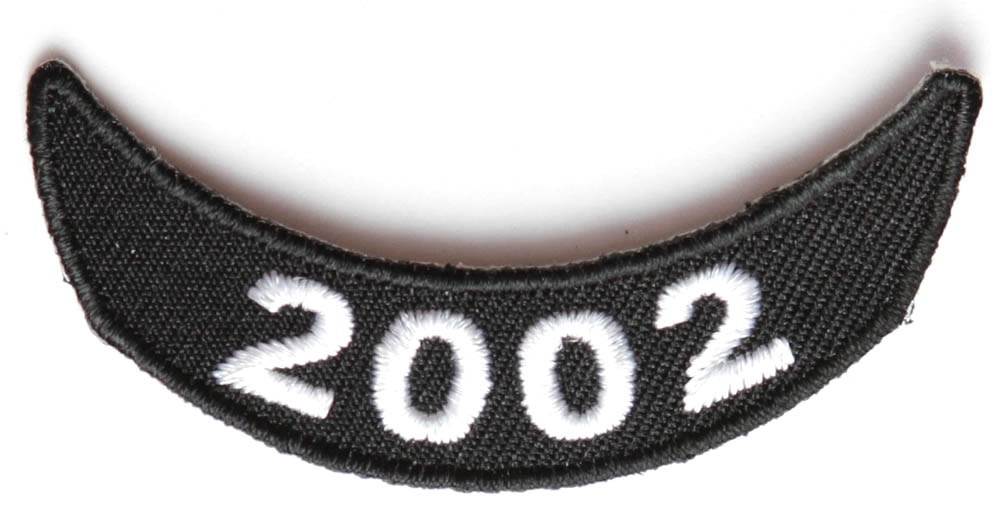 2002 Lower Rocker Patch In Black White by Ivamis Patches