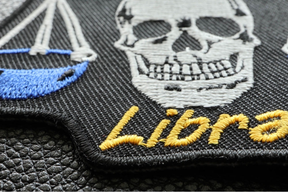 Libra Skull Zodiac Sign Patch, Skull Patches by Ivamis Patches