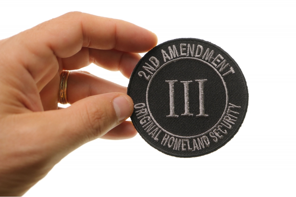 2nd Amendment Original Homeland Security 3 Percenter Patch