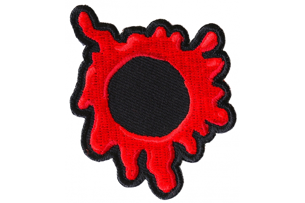 Bullet Hole Patch Blood Red - TheCheapPlace