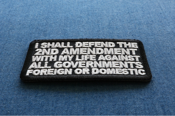 Defend The 2nd Amendment Patch | US Military Veteran Patches by Ivamis ...