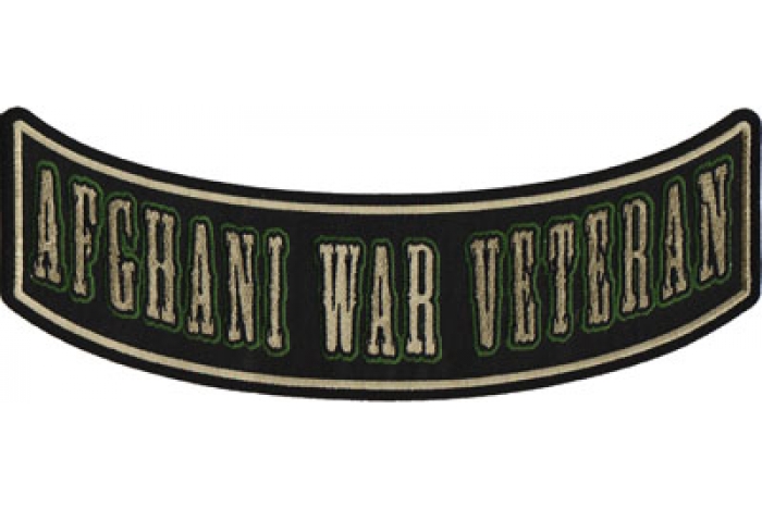Afghani War Veteran Lower Rocker