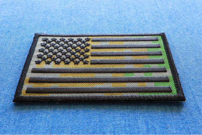 American Flag Camo Patch by Ivamis Patches