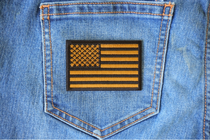 Subdued Green US Flag Patch | Embroidered Patches by Ivamis Patches