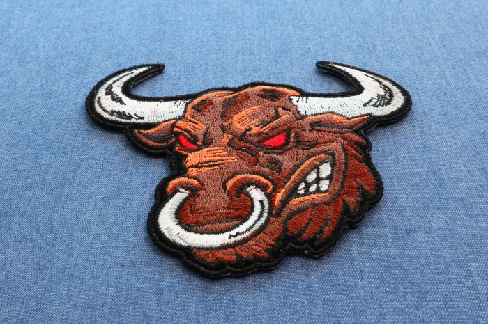 Angry Bull Iron on Patch - TheCheapPlace