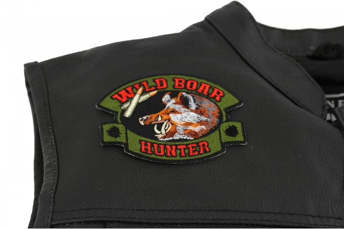 Wild Boar Hunter Patch | Embroidered Patches by Ivamis Patches