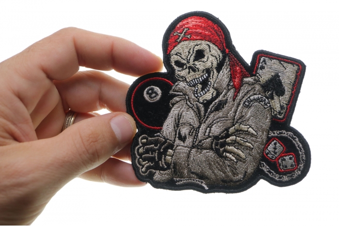 Biker Dude Patch for Sewing on to Jackets by Ivamis Patches