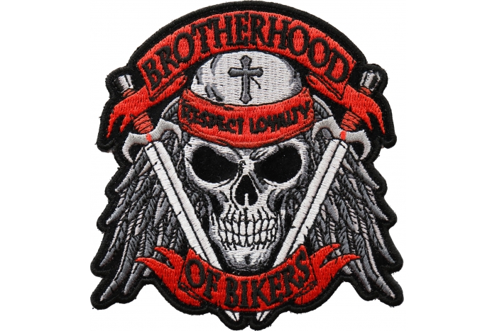 Brotherhood of Bikers Patch for Sewing on to Jackets by Ivamis Patches