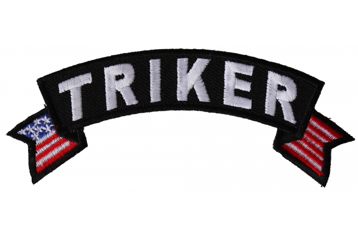 Triker Small Flag Rocker Patch by Ivamis Patches