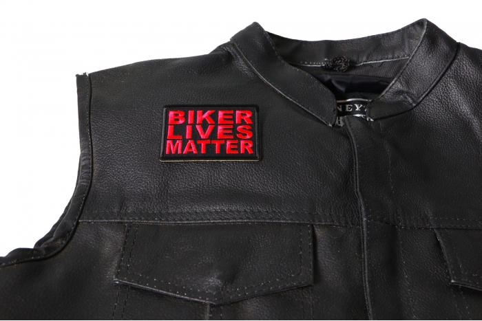 Biker Lives Matter Red Patch by Ivamis Patches