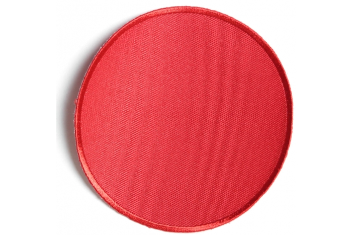 Red 4 Inch Round Blank Patch